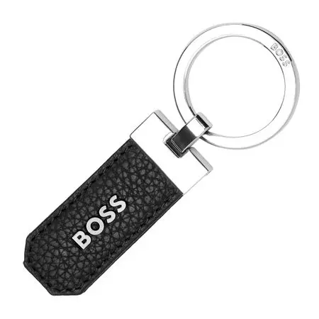 Hugo Boss Privezak za ključeve Classic, Grained Black