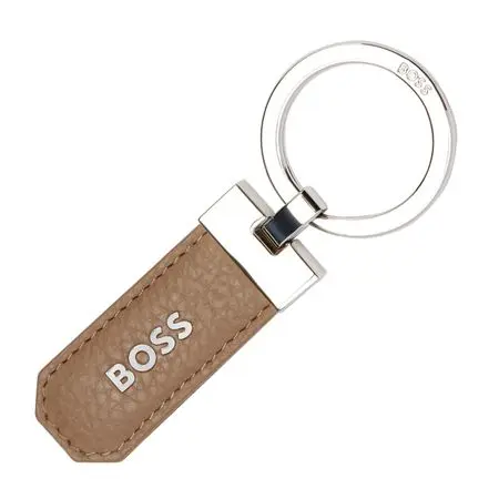 Hugo Boss Privezak za ključeve Classic, Grained Camel