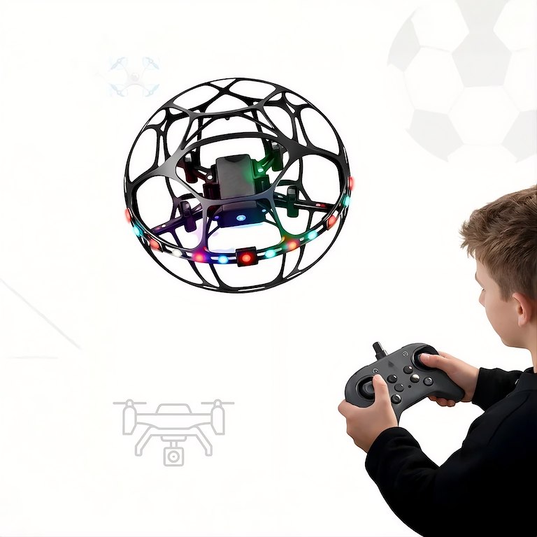 S34 Football Dron sa Zaštitnom Mrežom