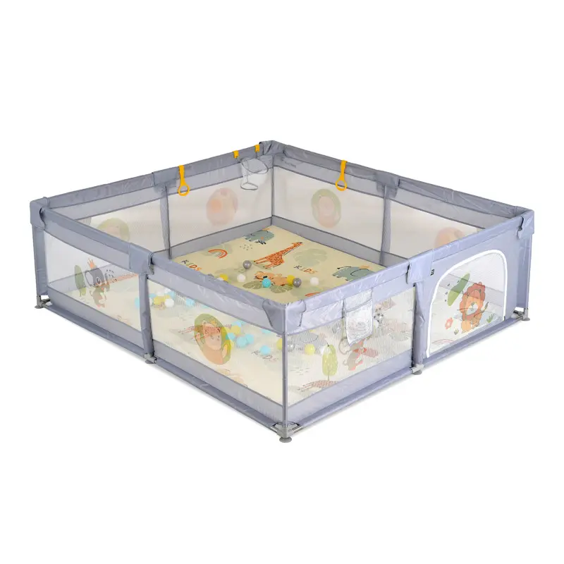 Moni Ogradica za igru GameZone 150*200, Siva