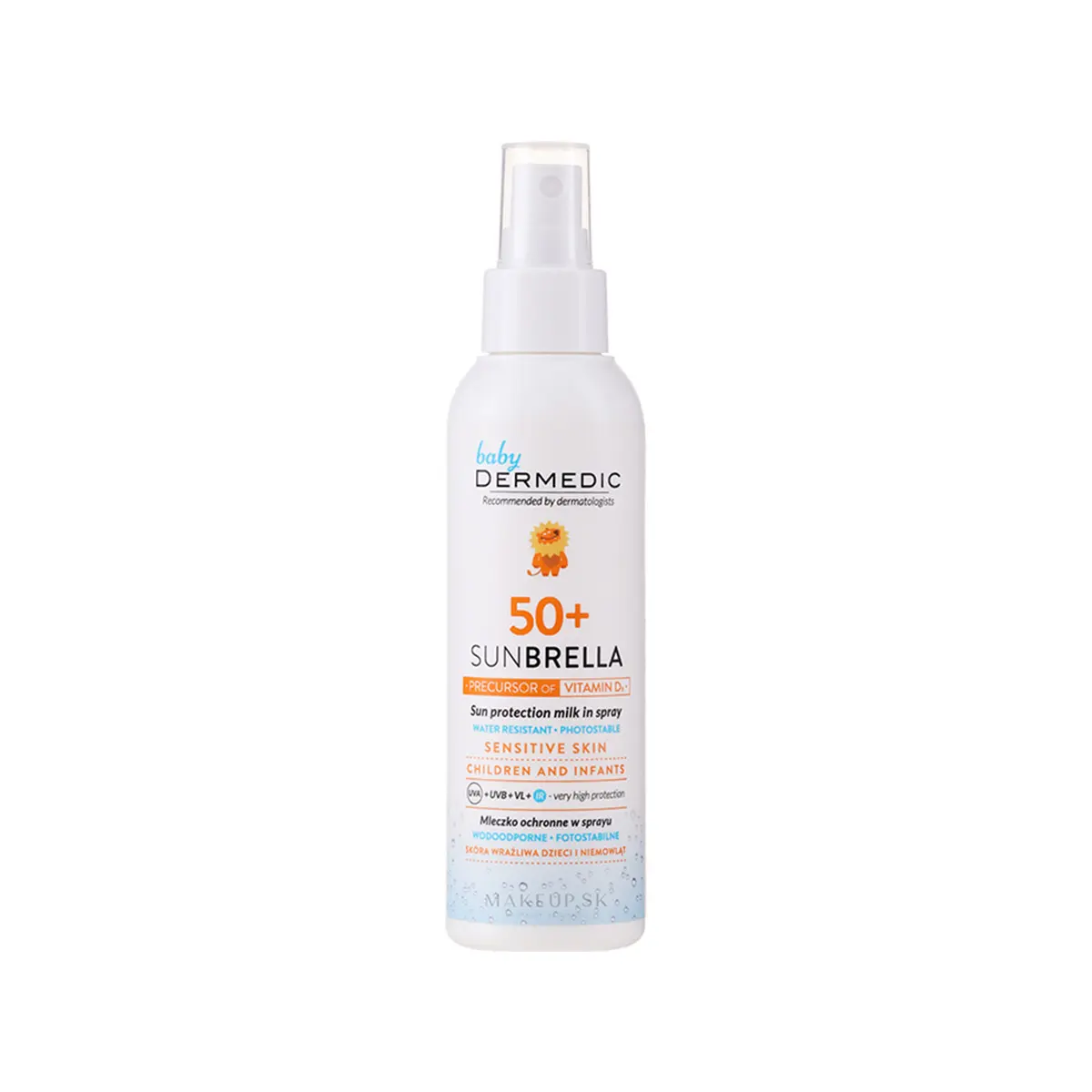 DERMEDIC mleko za zaštitu od sunca za decu Sunbrella Babi SPF50, 150 ml