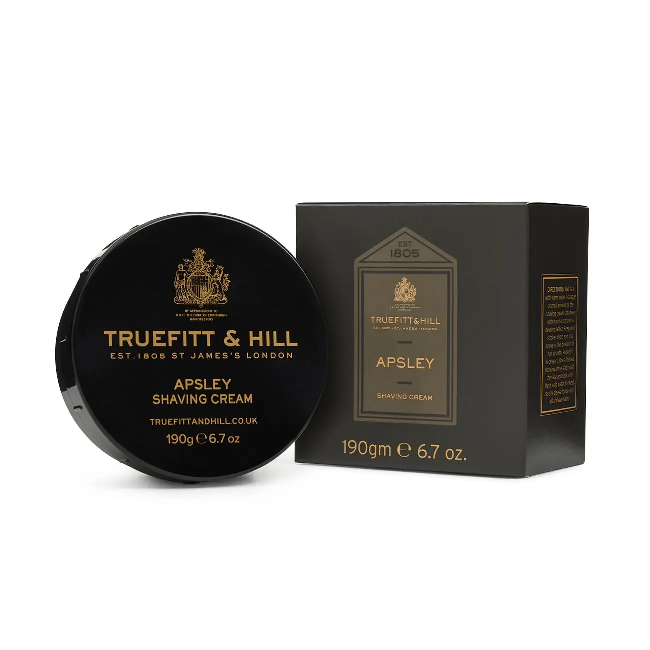 TRUEFITT & HILL Krema za brijanje Apsley u posudi 190g
