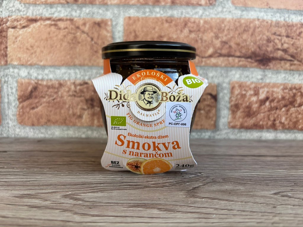 Ekološki Ekstra Džem Smokva s Narančom 240g