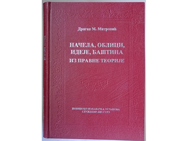 NAČELA, OBLICI, IDEJE, BAŠTINA IZ PRAVNE TEORIJE