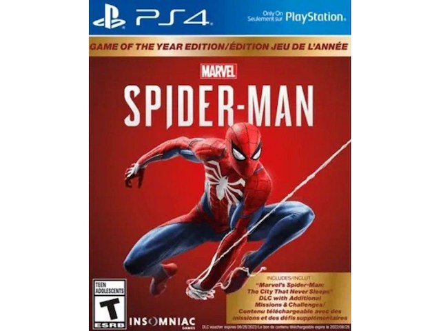 SONY PS4 MARVEL`S SPIDER-MAN GOTY Igrica