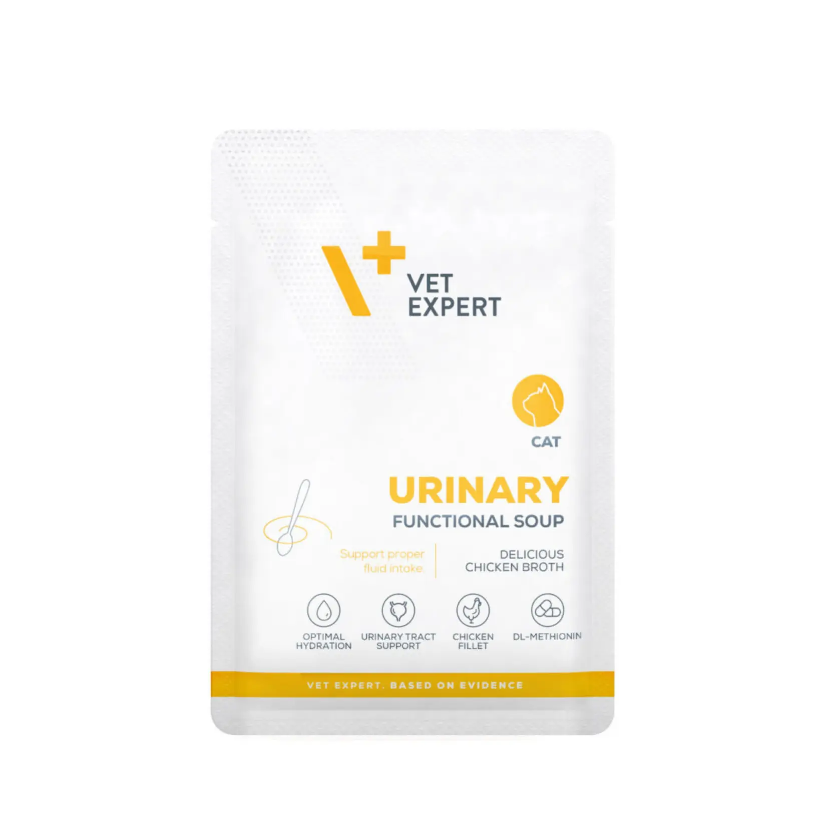 VetExpert Funkcionalna dopunska vlažna hrana (supa) za mačke za podršku urinarnom traktu i hidrataciju, Urinary Functional Soup, 40g