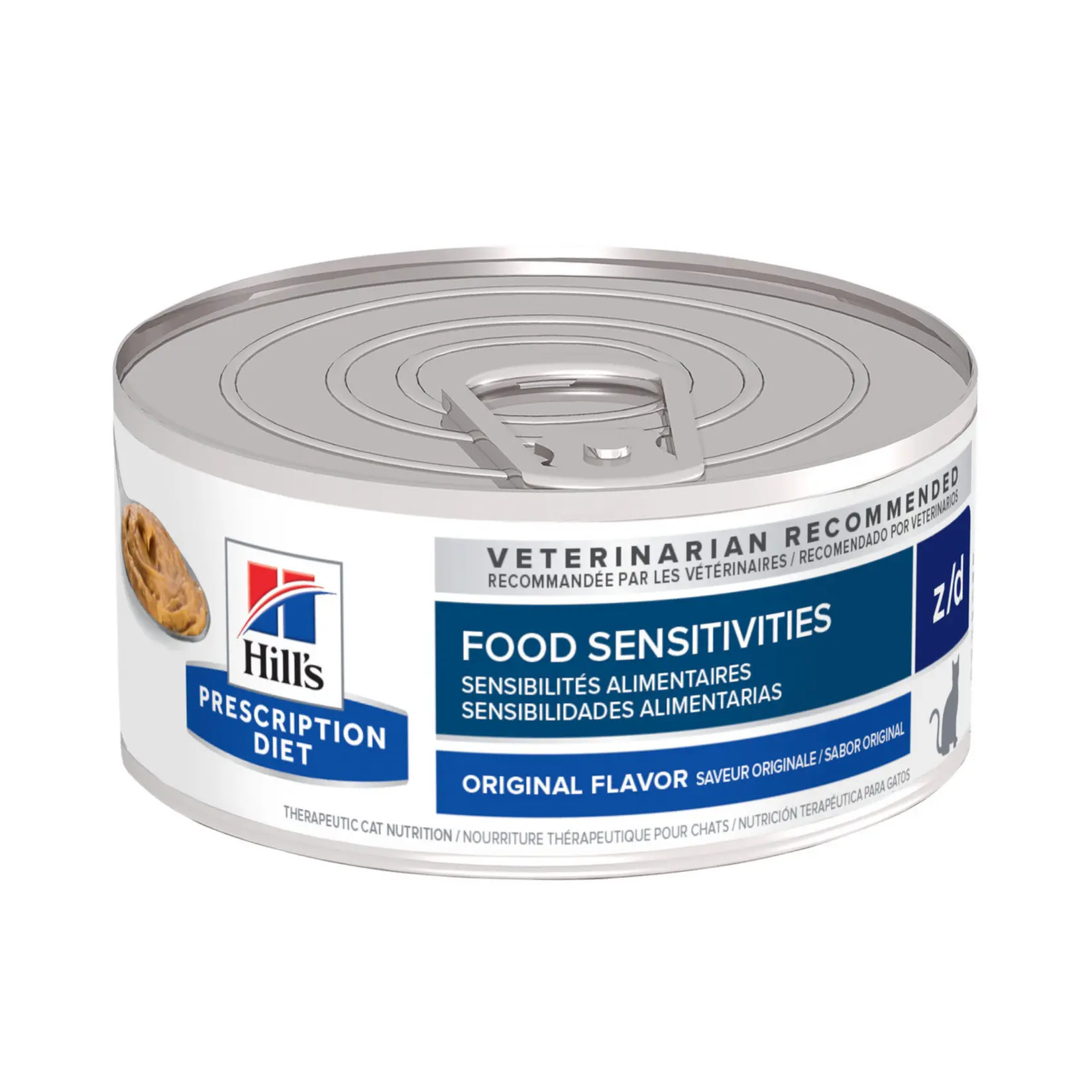 Hill's Prescription Diet Medicinska vlažna hrana za mačke u konzervi za intoleranciju na hranu, z/d Food Sensitivities, 156g