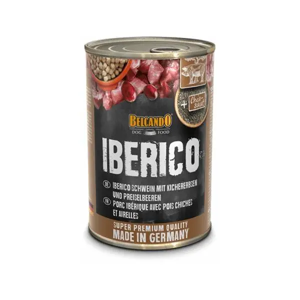 Belcando Vlažna monoproteinska hrana za pse u konzervi bez žitarica, Single Protein, iberijsko prase sa leblebijama i brusnicama, 400g