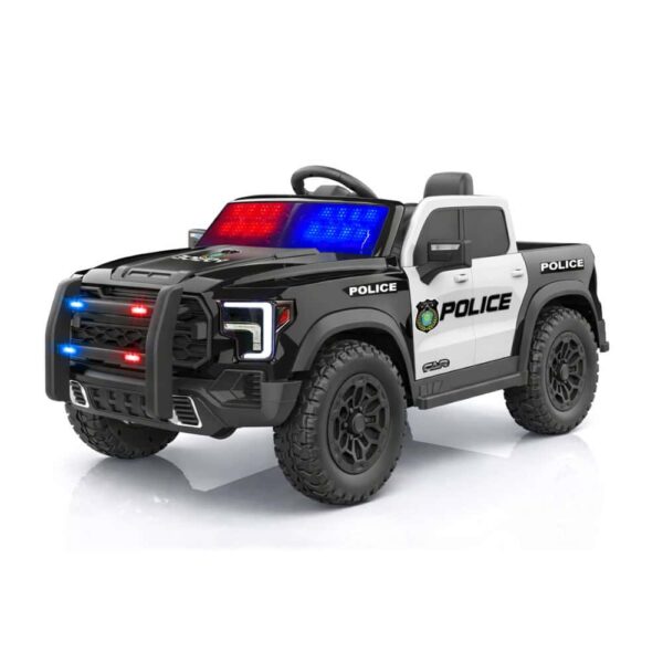 Dečiji Policijski Truck (12V) – Crni (SM-26202C)