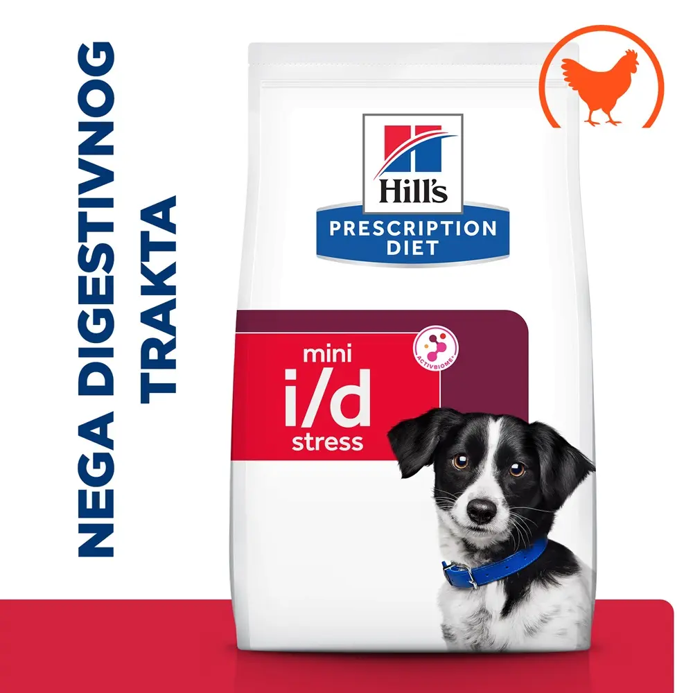 Hill's Prescription Diet Suva hrana za male rase pasa, i/d Digestive, Care Stress Mini, 1kg