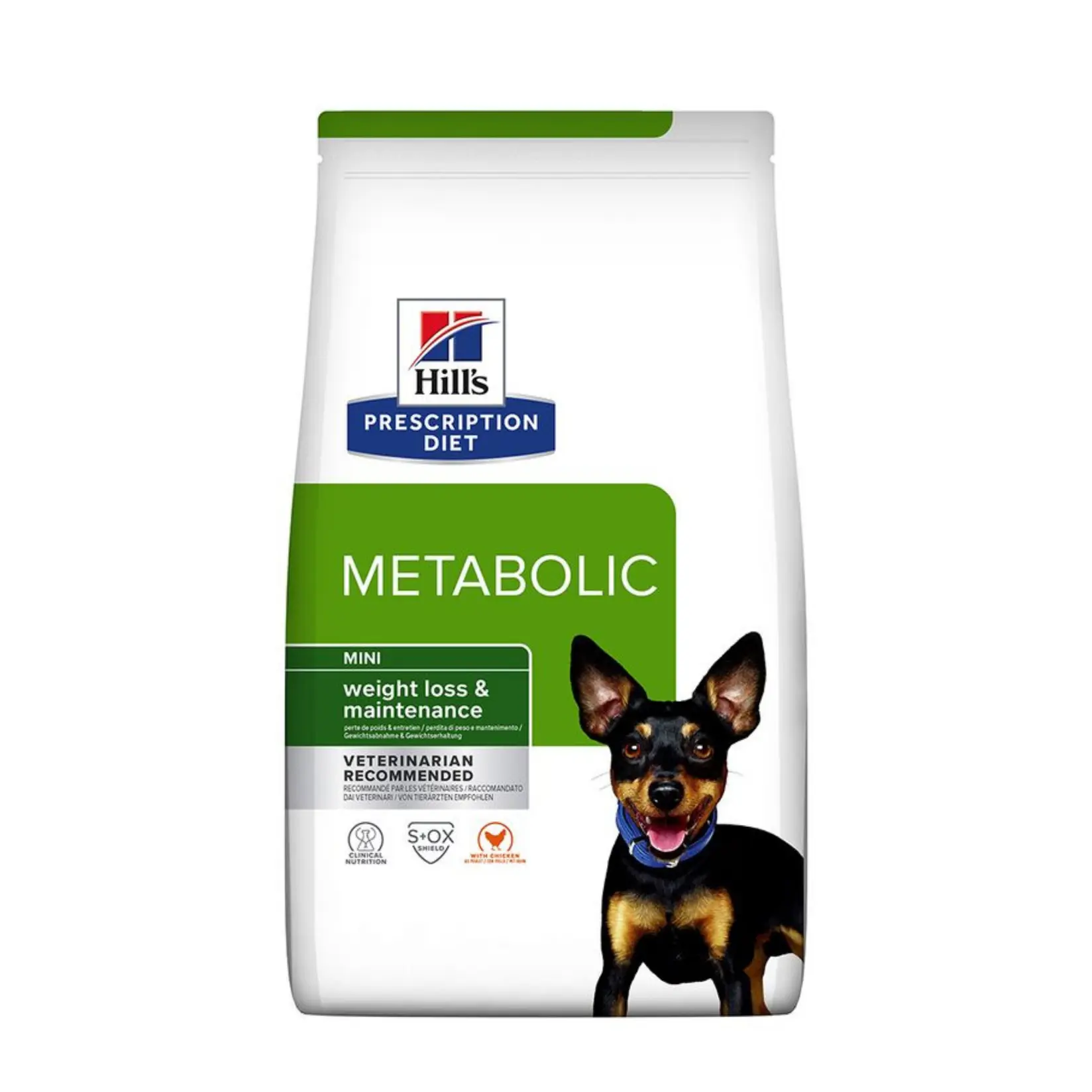 Hill's Prescription Diet Medicinska suva hrana za male rase pasa za kontrolu telesne težine, Metabolic Mini, 1kg