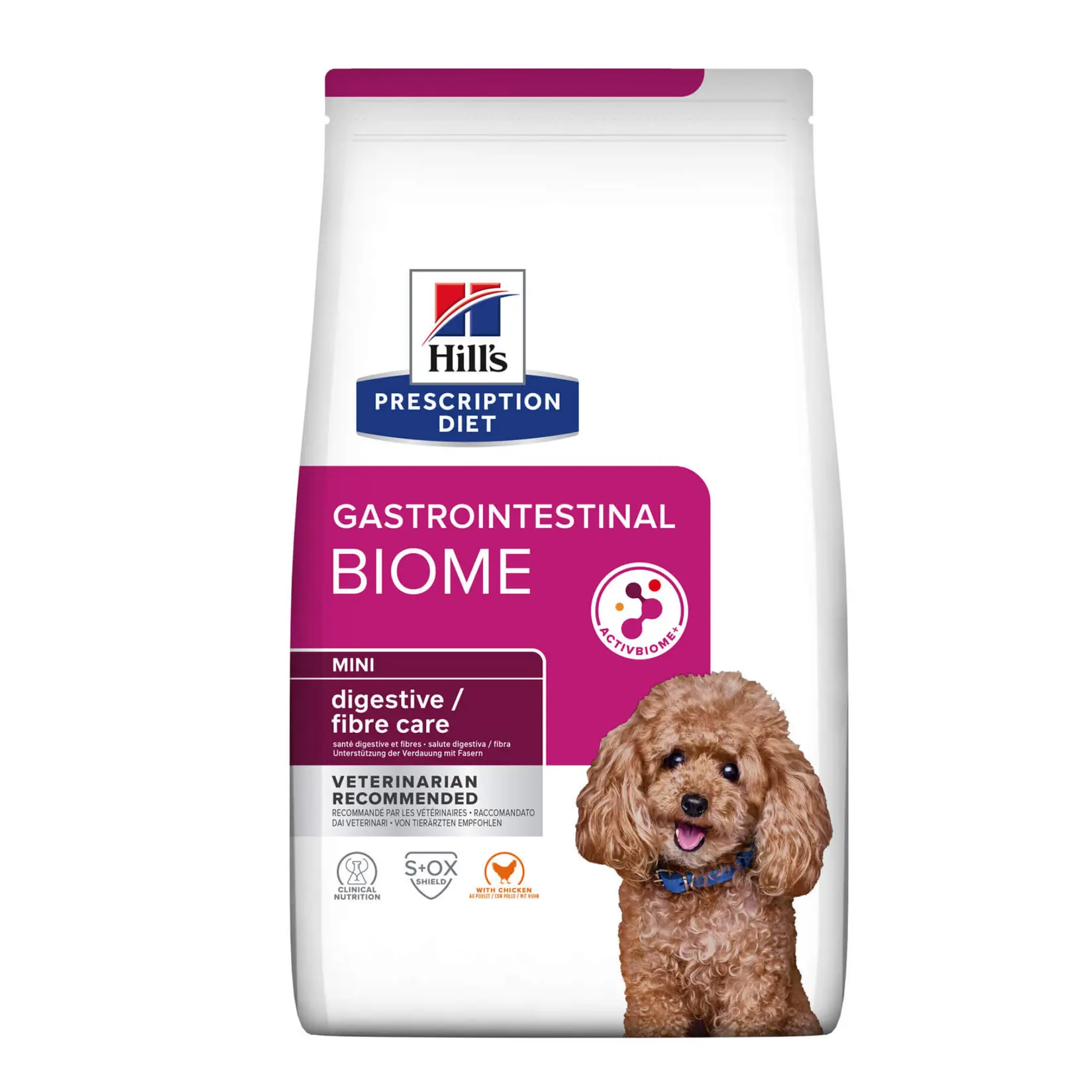 Hill's Prescription Diet Medicinska suva hrana za pse malih rasa za smetnje u varenju, Gastrointestinal Biome, Sa piletinom, 1kg