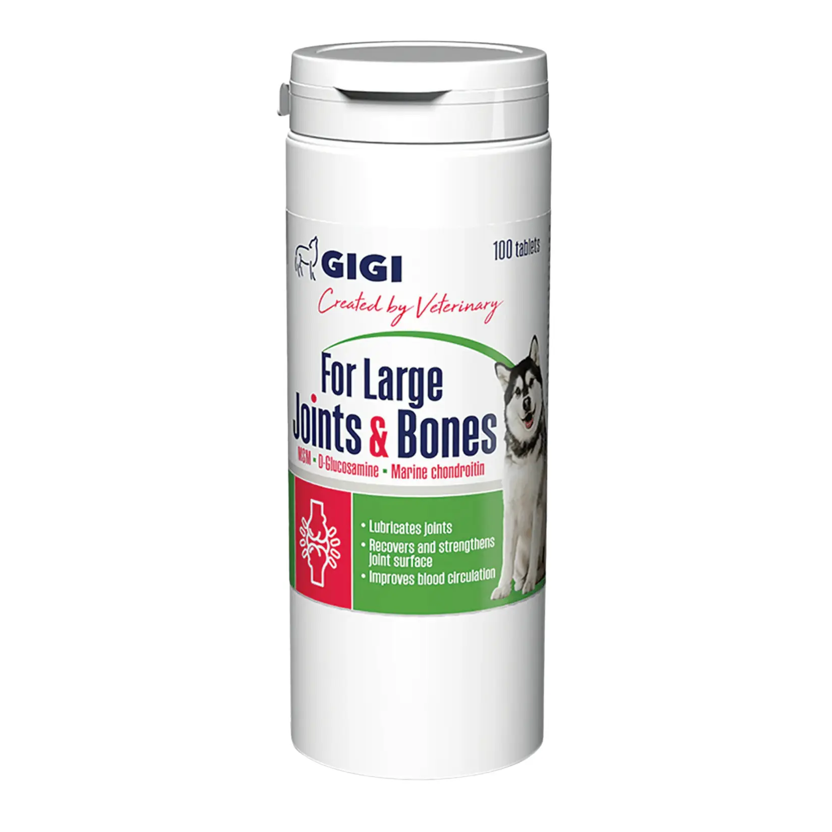 Gigi Dodatak ishrani za pse za zglobove i kosti, For Large Joints & Bones 3200 mg, 100 tableta