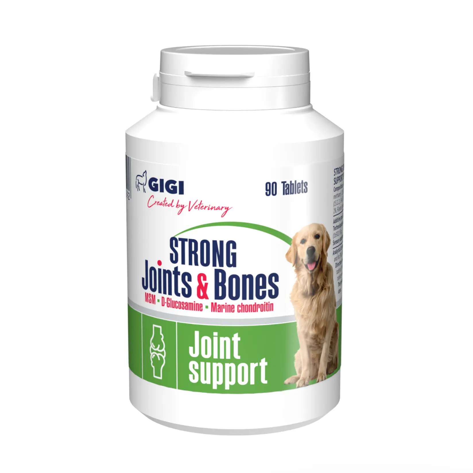 Gigi Dodatak ishrani za pse za zglobove i kosti, Strong Joints & Bones 1600 mg, 90 tableta