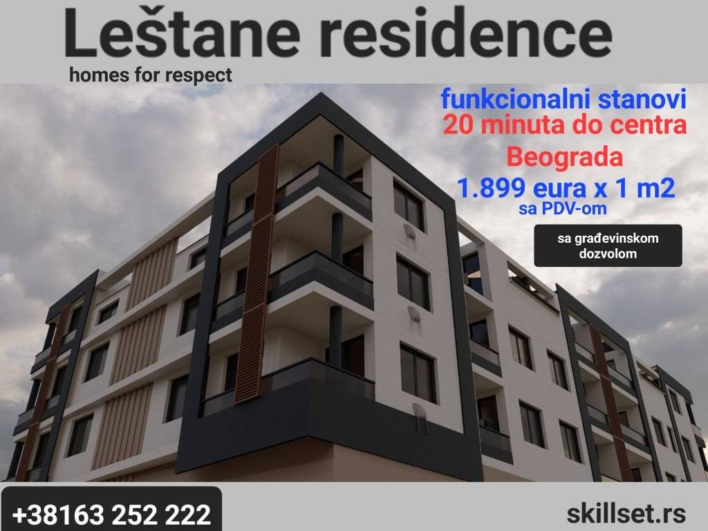 Trosobni stan zabranska, Leštane - Vinča, Beograd
