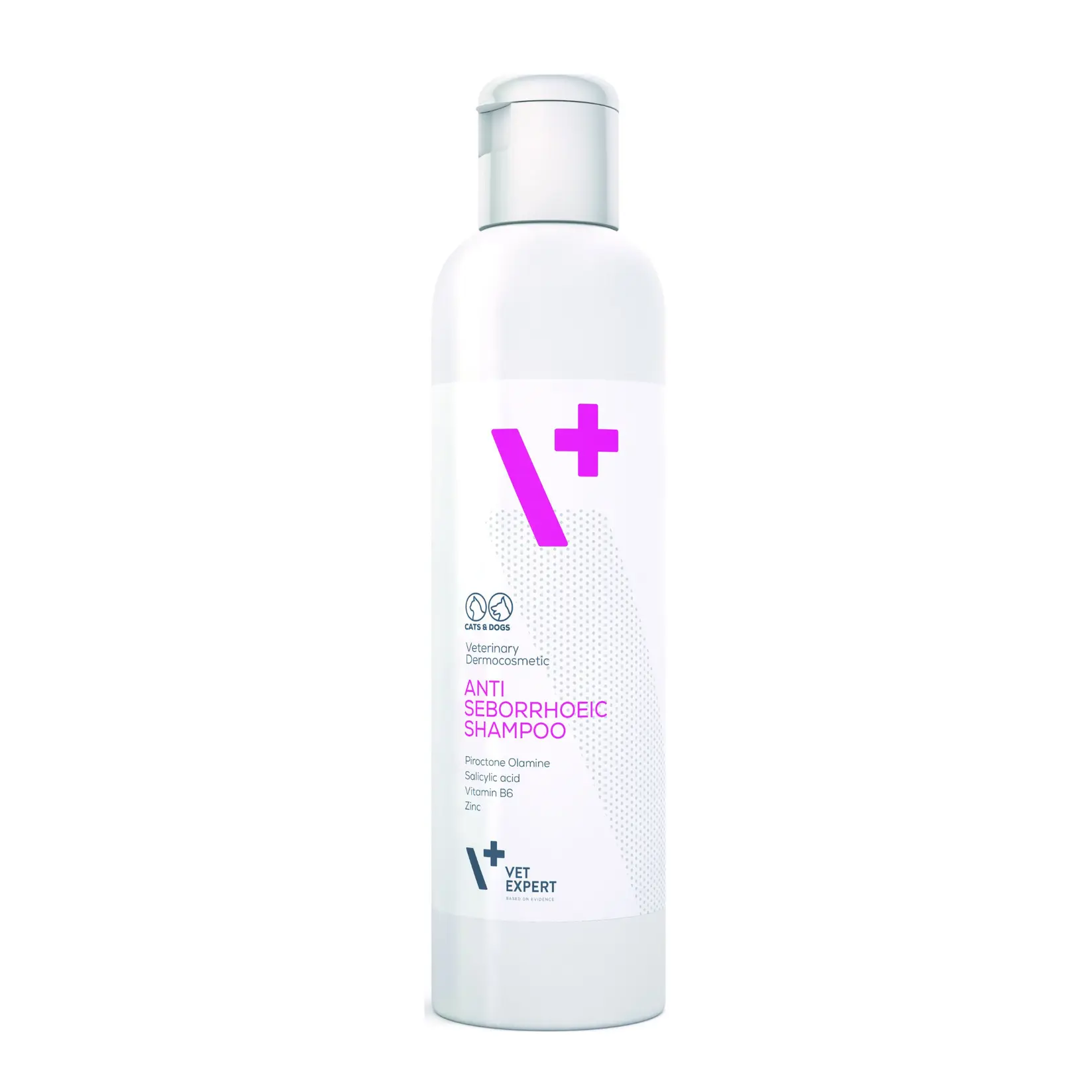 VetExpert Šampon za pse protiv seboreje i peruti za regulaciju sebuma i obnovu kože, Antiseborrhoeic Shampoo, 250ml