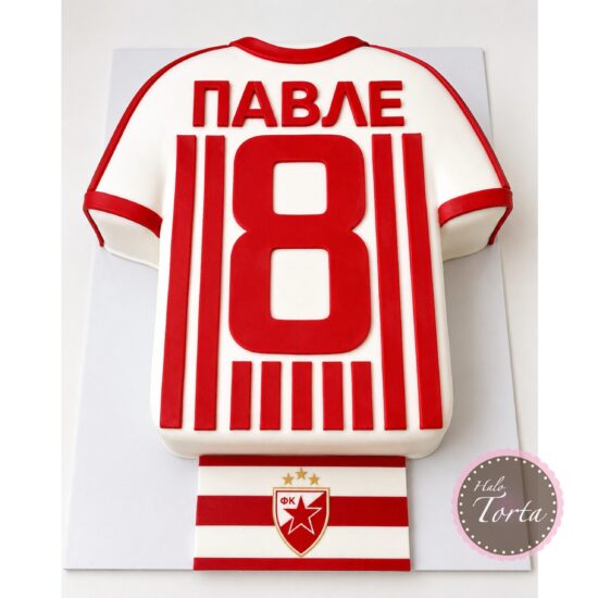 FK Zvezda dres torta