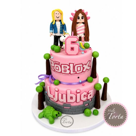 Roblox torta za devojčice