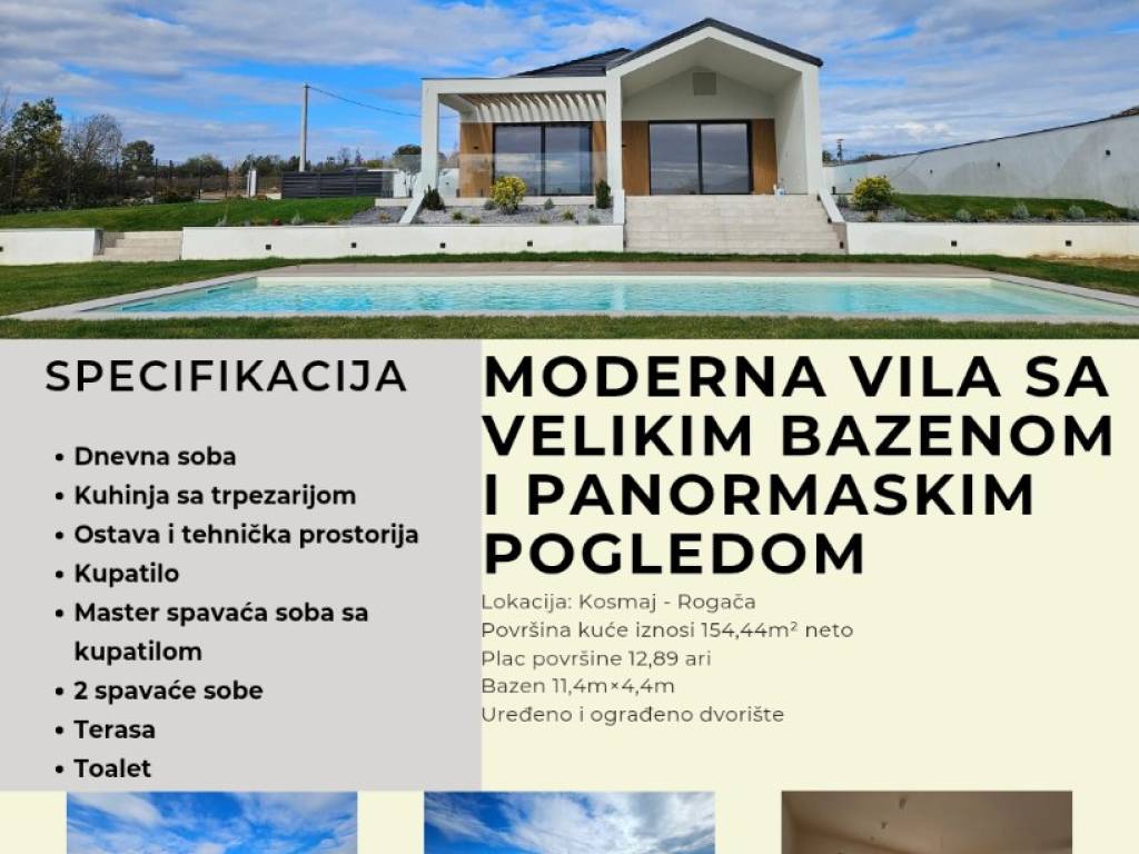 Samostalna porodična vila 154 m², novo, Nemenikuće, Beograd