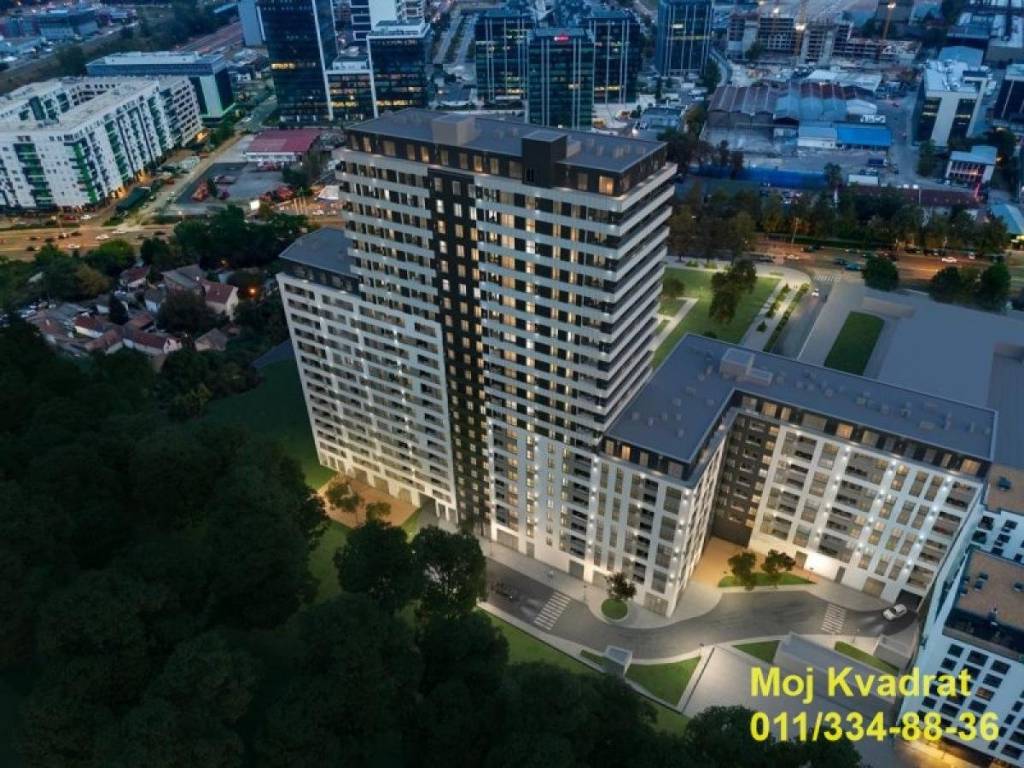 Trosobni stan Tošin bunar, Airport City - Blok 60, Beograd