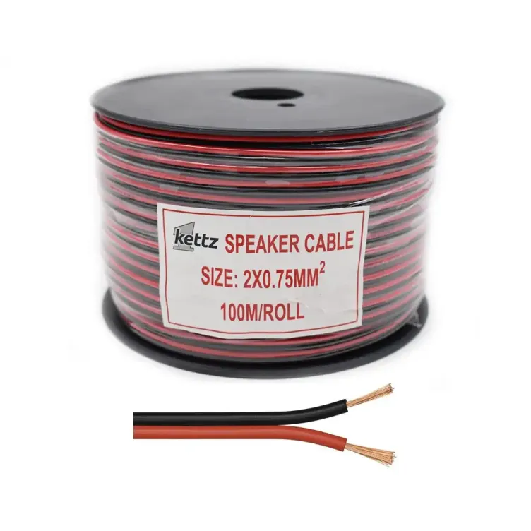 Zvučnički kabl 2x0.75mm Kettz ZK-075 100mROL