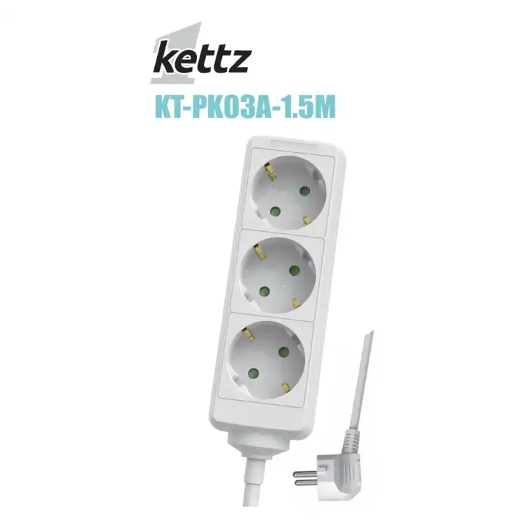 Kettz KT-PK03A-1.5M Produžni kabl 1.5m 3 rupe