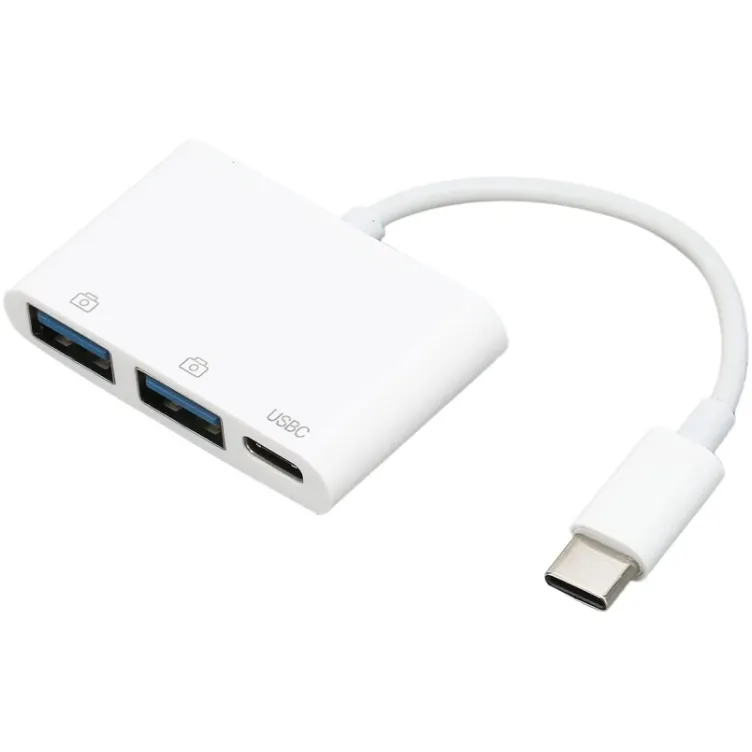 Adapter TIP-C na 2xUSB+TIP-C