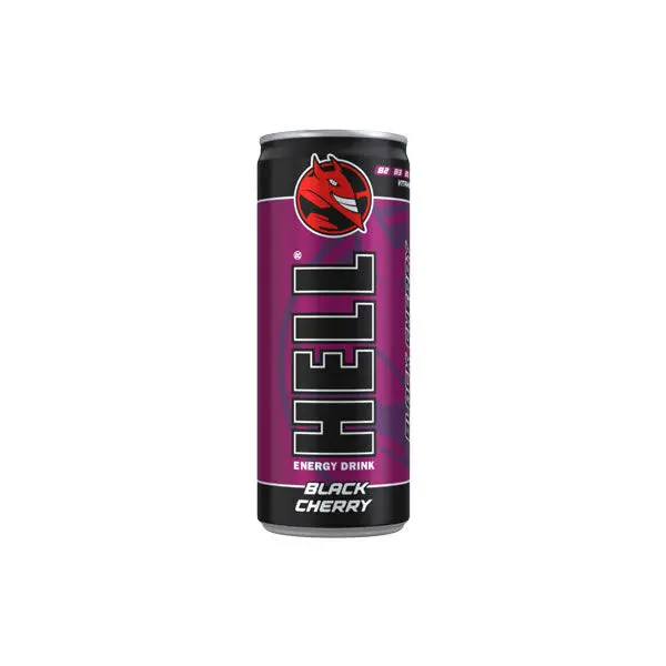 Hell Energetsko piće Black Cherry, 0,25 l