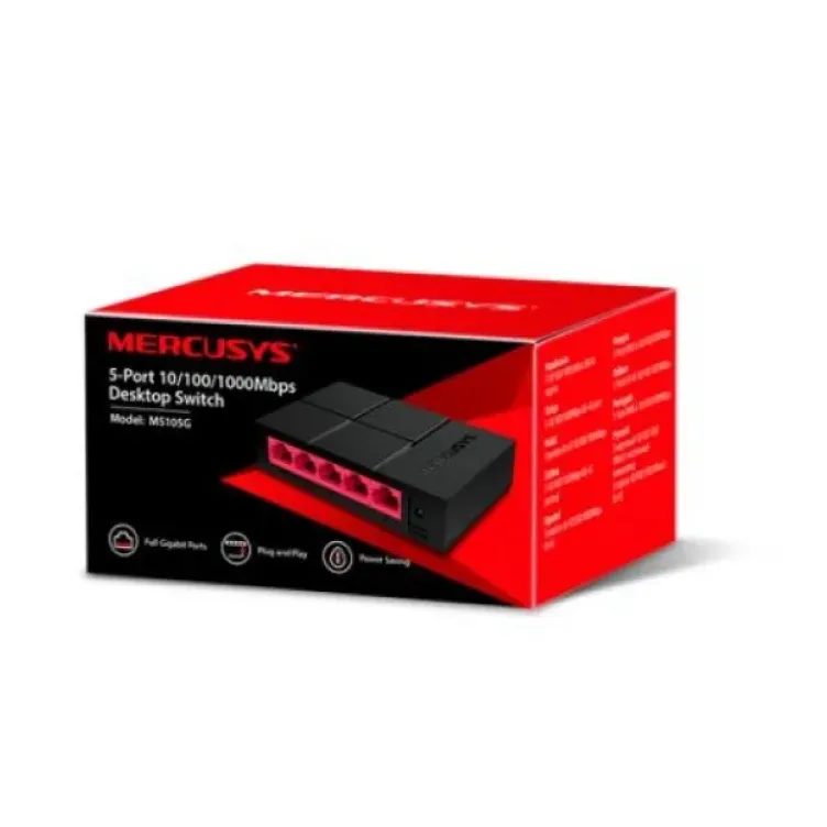 LAN Switch Mercusys MS105G 5-port 10/100/1000Mbps