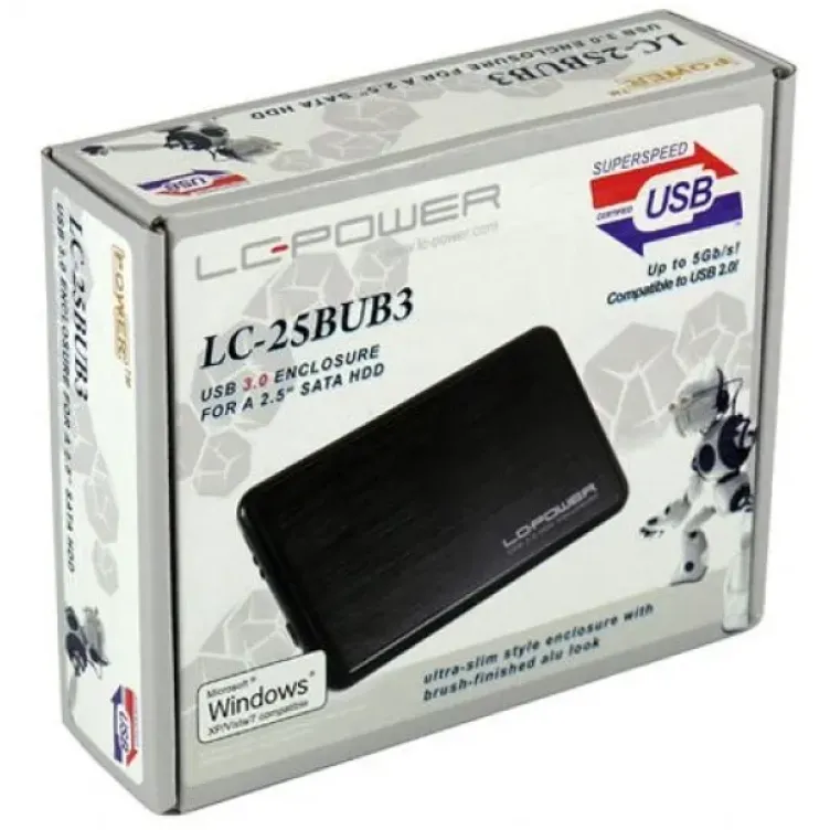 HDD Rack LC Power 2.5" LC-25BUB3 SATA Black USB3