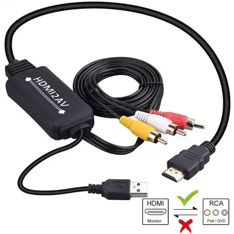 Kettz KT-HAV1-1.8M HDMI na AV konvertor kabl 1.8m