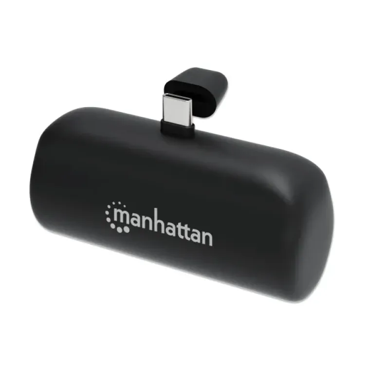 Powerbank Manhattan 1026336 5000mAh 10W/Black/USB-C