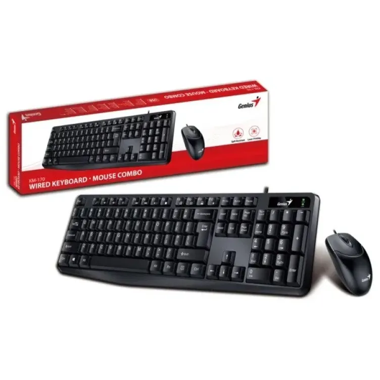 Tastatura+miš USB Genius KM-170 YU