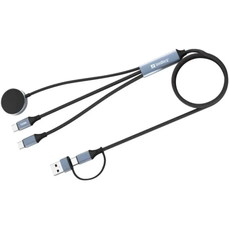 Kabl Sandberg 3u1 441-69 2xUSB-C/Mag Safe/100W