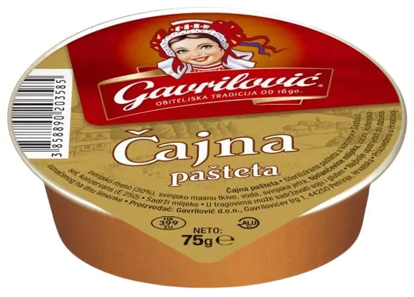 Gavrilović Čajna pašteta, 75g
