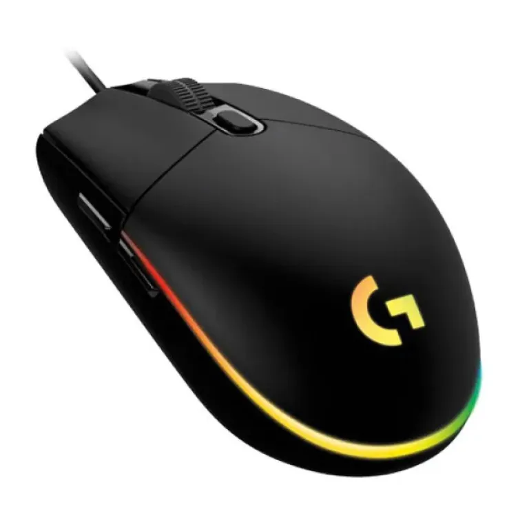 Miš gaming USB Logitech G203 Lightsync crni 910-005796