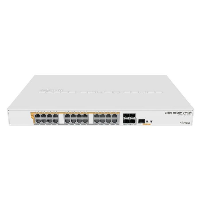 (CRS328-24P-4S+RM) RouterOS 5L ili SwitchOS dual boot PoE switch (48825)