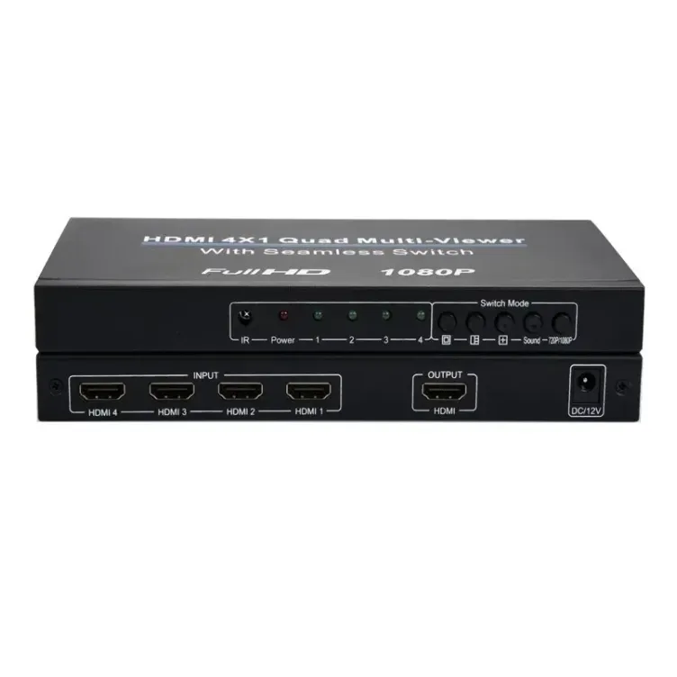Kettz MQ-K400 1080p HDMI 4x1 Quad Multi-viewer