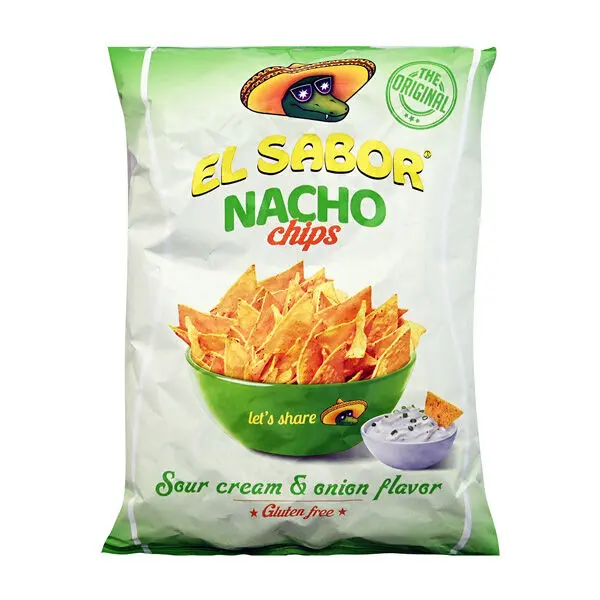 El Sabor Tortilja čips sa ukusom pavlake i luka, 100 g