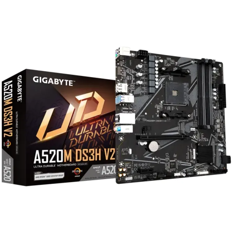 MB Gigabyte AMD AM4 A520M DS3H V2 1.0