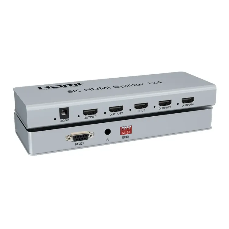 Kettz KT-HSP1408 8K – 60Hz 1 IN x 4 OUT 40Gbps Hdmi spliter