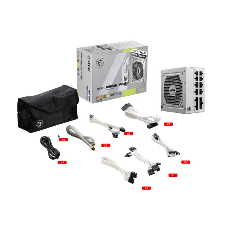MAG A850GL PCIE5 850W belo napajanje