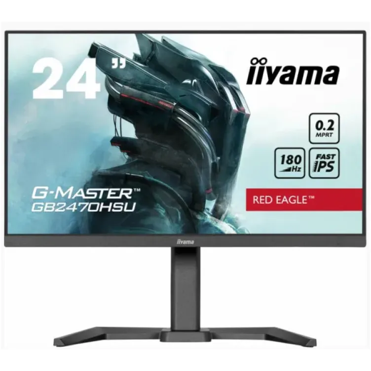 Monitor 23.8" Iiyama GB2470HSU-B6 IPS 1920x1080/180Hz/0.2ms/HDMI/DP/USB/zvučnici