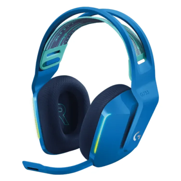 Slušalice Wireless gaming Logitech G733 Lightspeed RGB plave 981-000943