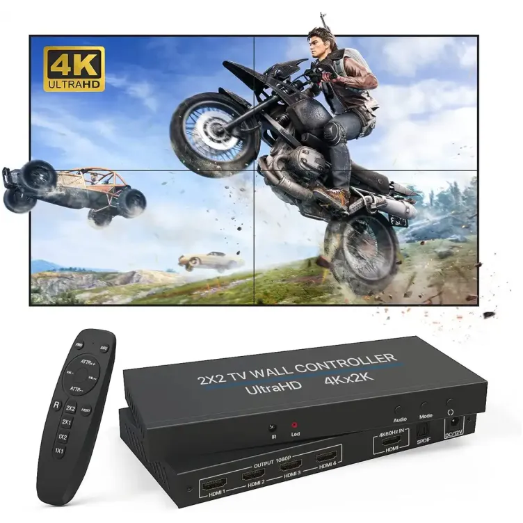 HDMI Video Wall Controler Display 2x2 VW-2