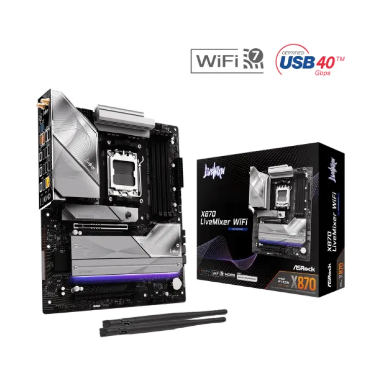 MB AM5 ASRock X870 LIVEMIXER WIFI