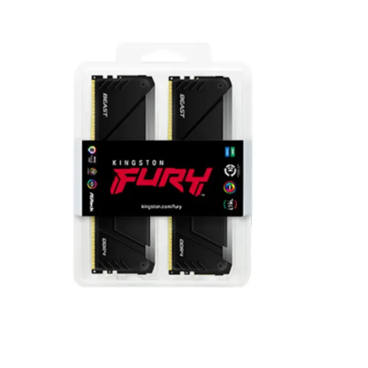 RAM DDR4 64GB (2x32GB) 3200MHz Kingston Fury Renegade RGB KF432C16RB2AK2/64