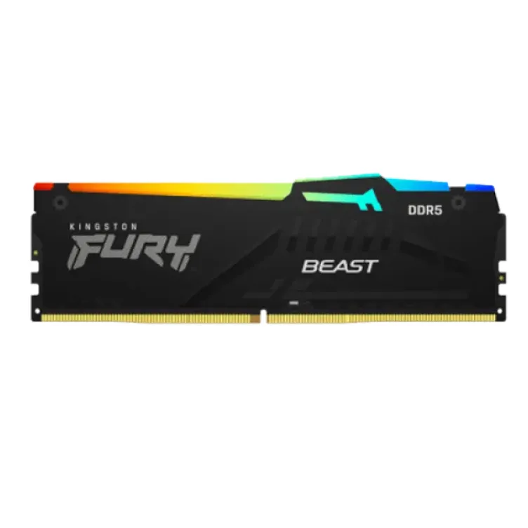 RAM DDR5 32GB 5200MT/s Kingston Fury Beast RGB Black KF552C40BBA-32
