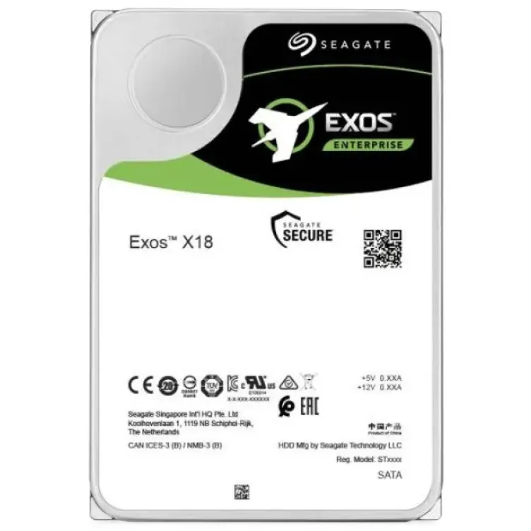 HDD Seagate 16TB Seagate Exos SAS X18 ST16000NM004J 7200RPM 256MB Ent.