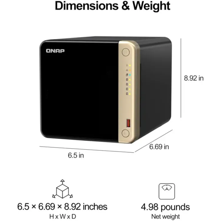 STORAGE QNAP NAS TS-464-8G 4-Bay